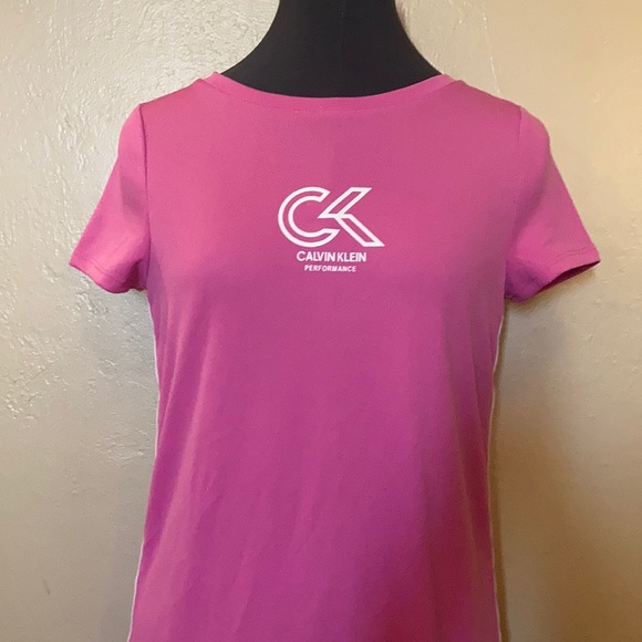 Calvin Klein | Dresses | Sporty Girls Bright Pink Ck Performance Dress ...
